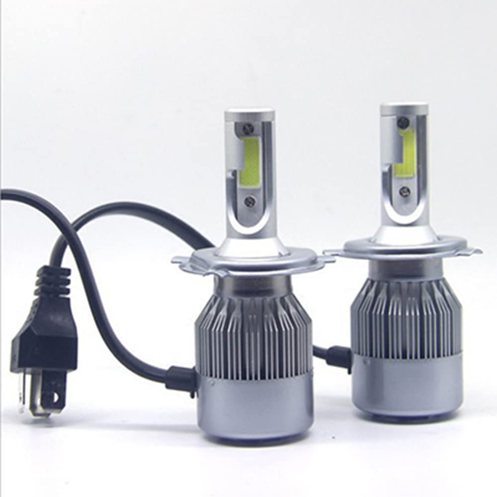 Комплект от 2 броя LED ЛЕД диодни крушки за фар фарове H4 Х4 12V 36W ...