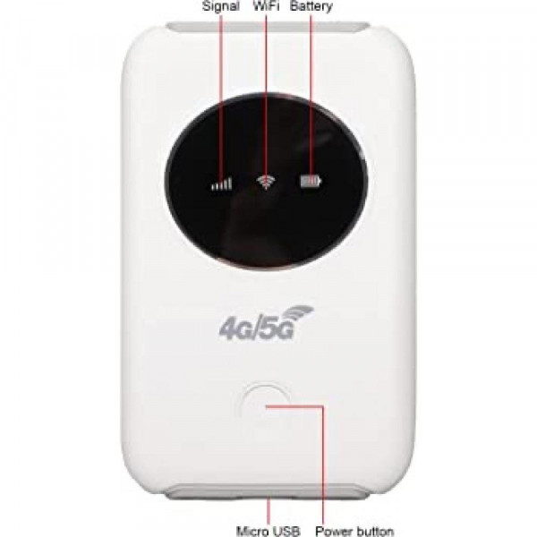 Преносим рутер с батерия 4G LTE WIFI 150Mbps мобилен Hotspot SIM ,Wifi ...